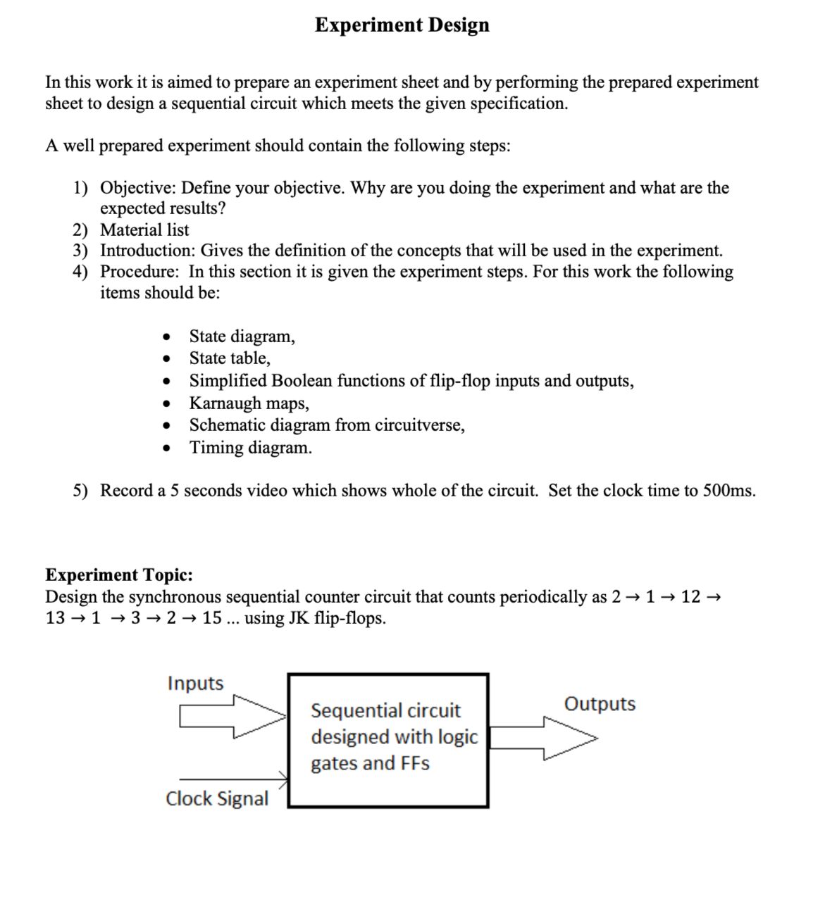 Solved Experiment DesignIn this work it is aimed to prepare | Chegg.com