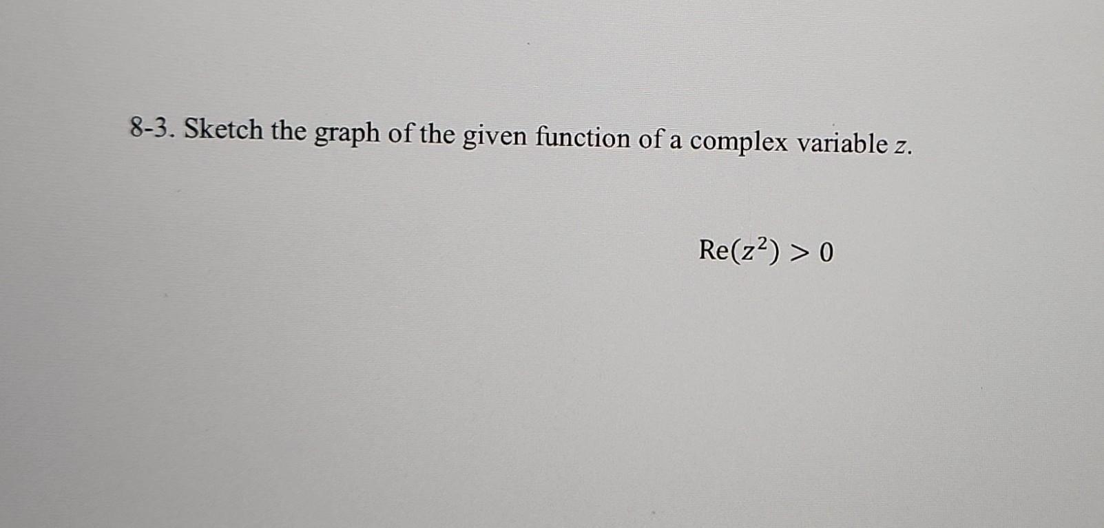 Solved 8-3. Sketch the graph of the given function of a | Chegg.com