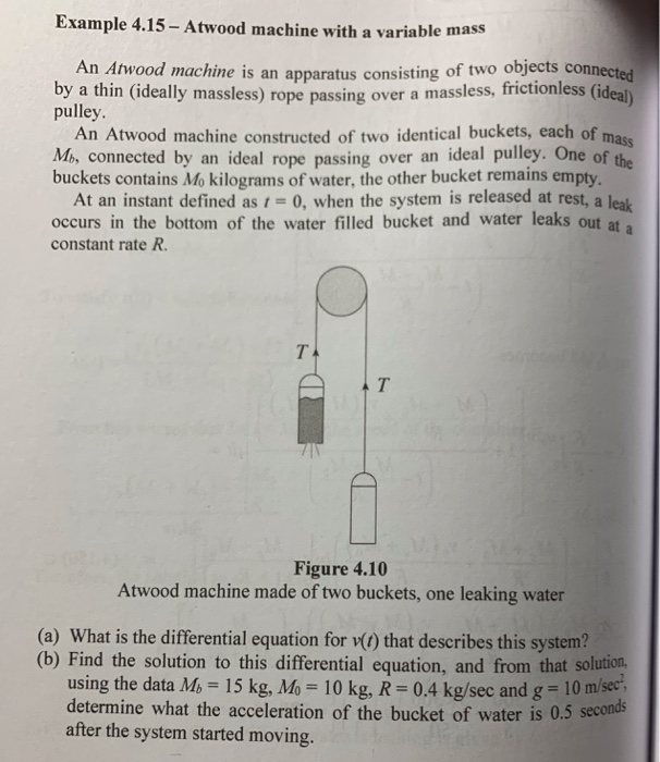 Solved 5. Solve example 4.15, 258, for the following data: | Chegg.com