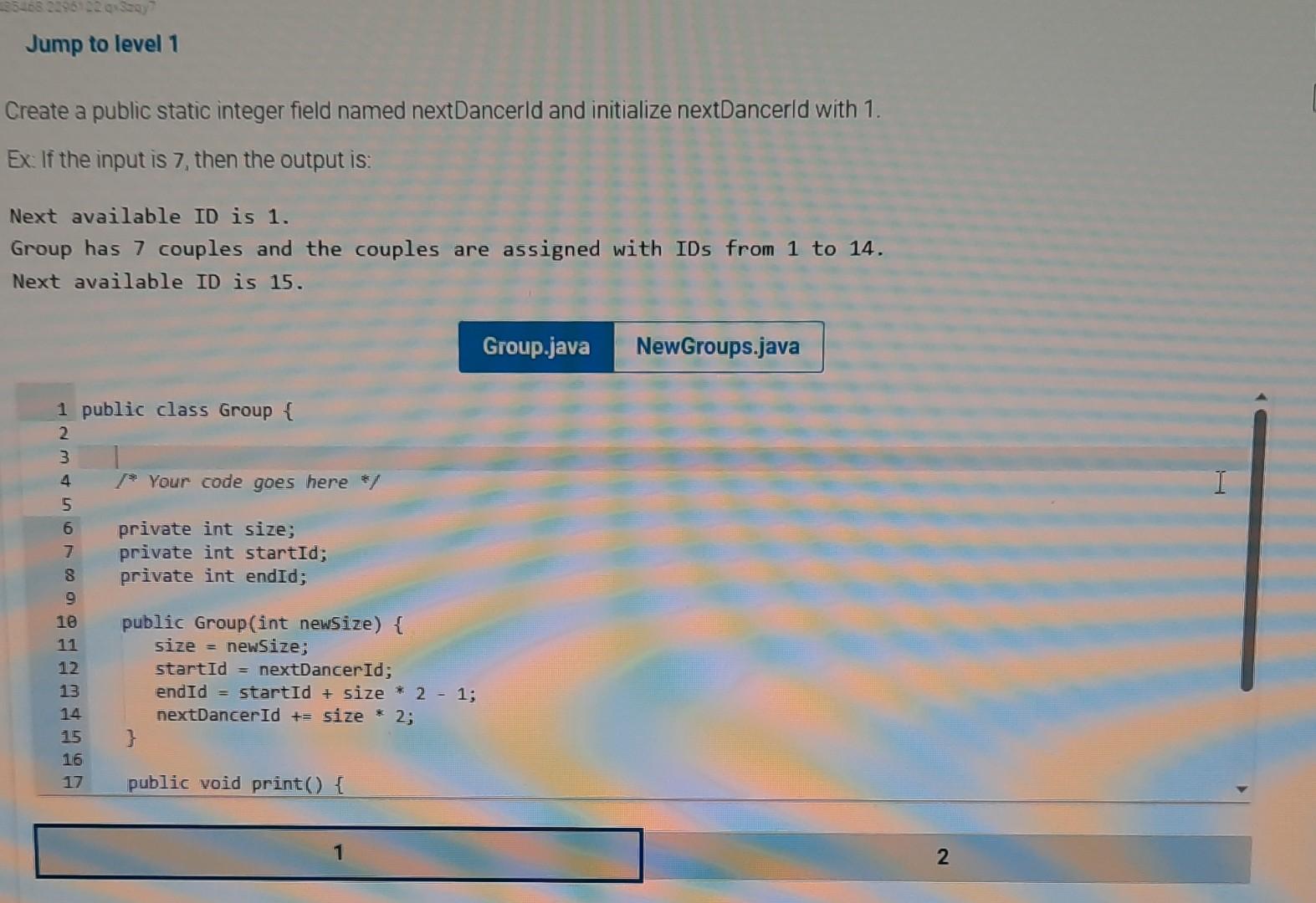 Solved CHALLENGE 111.2 Static fields and | Chegg.com