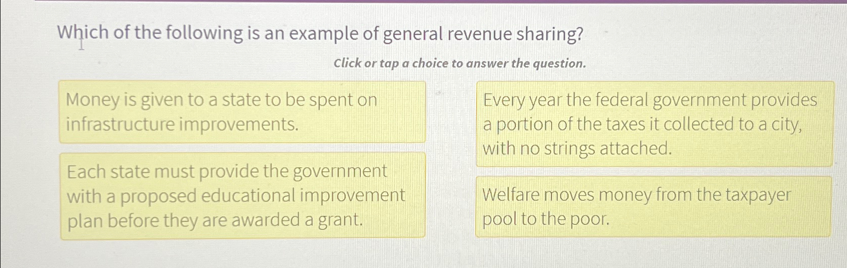 Solved Which of the following is an example of general | Chegg.com