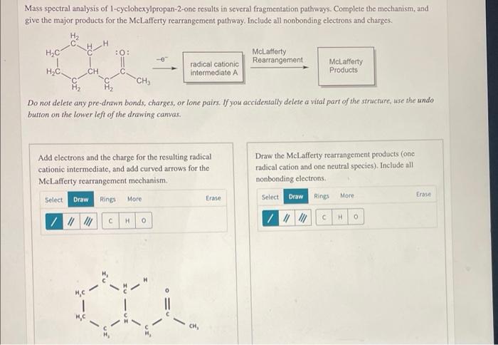 Solved The electron ionization mass spectrum of a small | Chegg.com