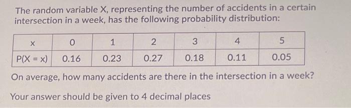 Solved The random variable X, representing the number of | Chegg.com