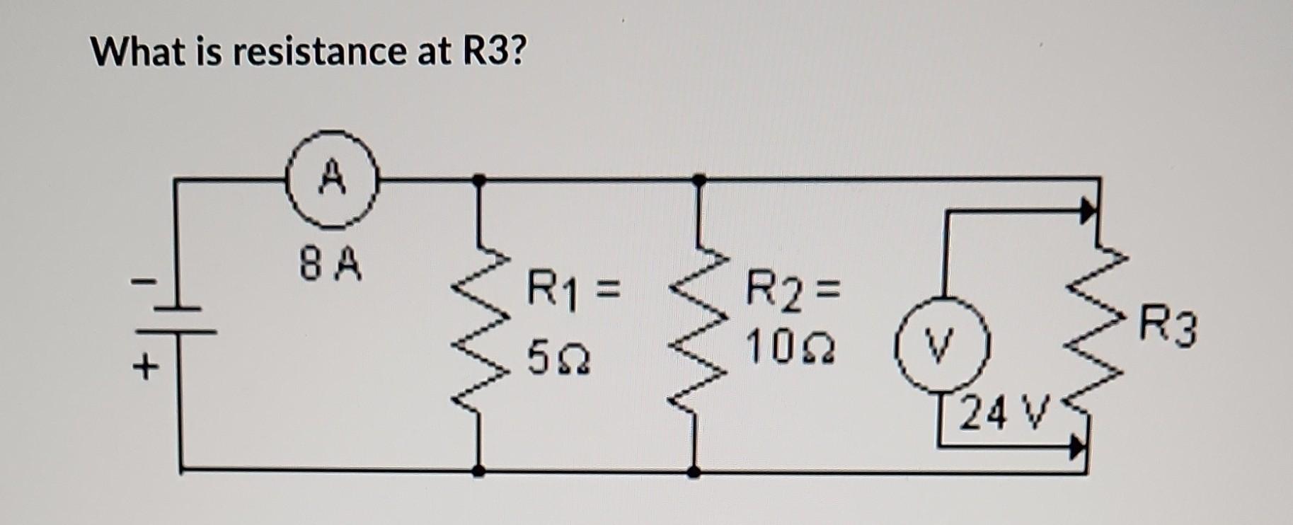 Solved What is resistance at R3 ? | Chegg.com