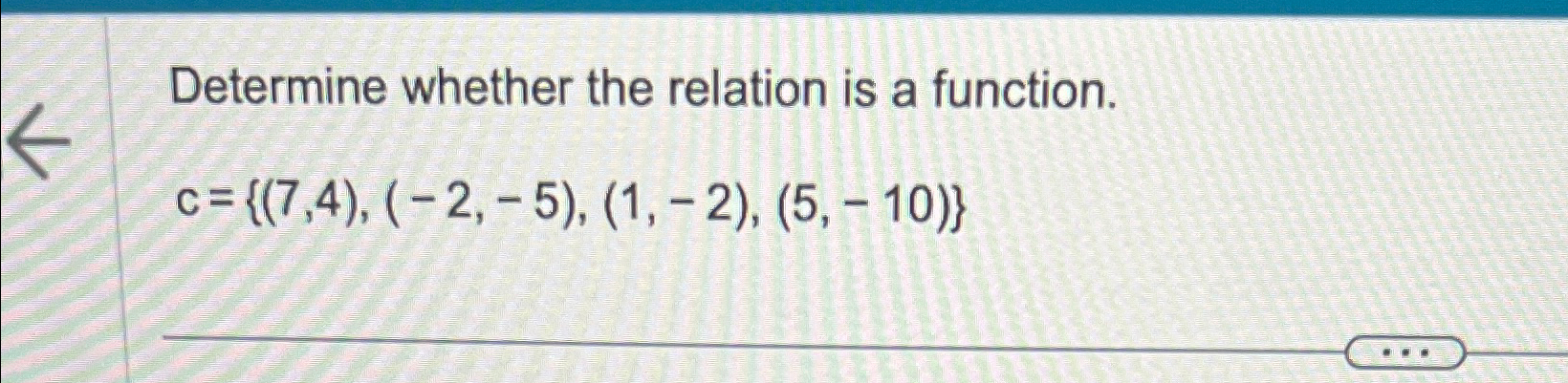Solved Determine whether the relation is a | Chegg.com