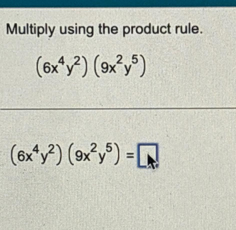 Solved Multiply using the product | Chegg.com