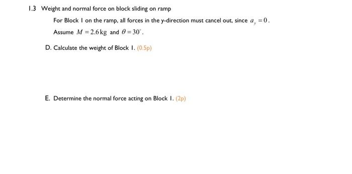 Solved 1. Free-Body Diagrams: Two Connected Blocks, a Pulley | Chegg.com