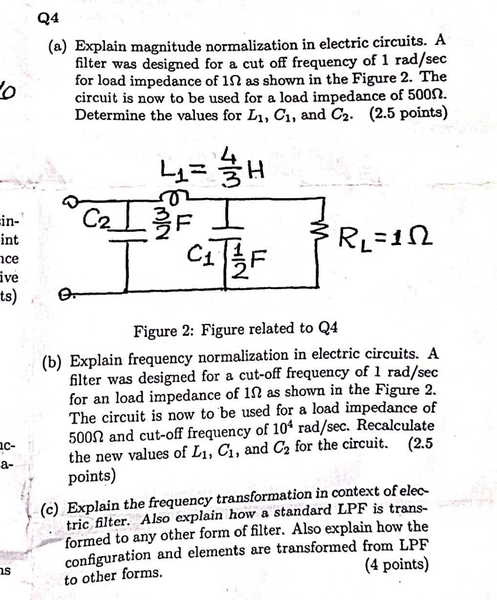 Solved (a) Explain magnitude normalization in electric | Chegg.com