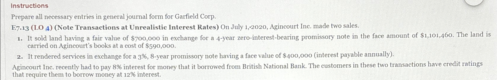 Solved Chapter 7 ﻿Excel Assignment1 - ﻿Using the data | Chegg.com