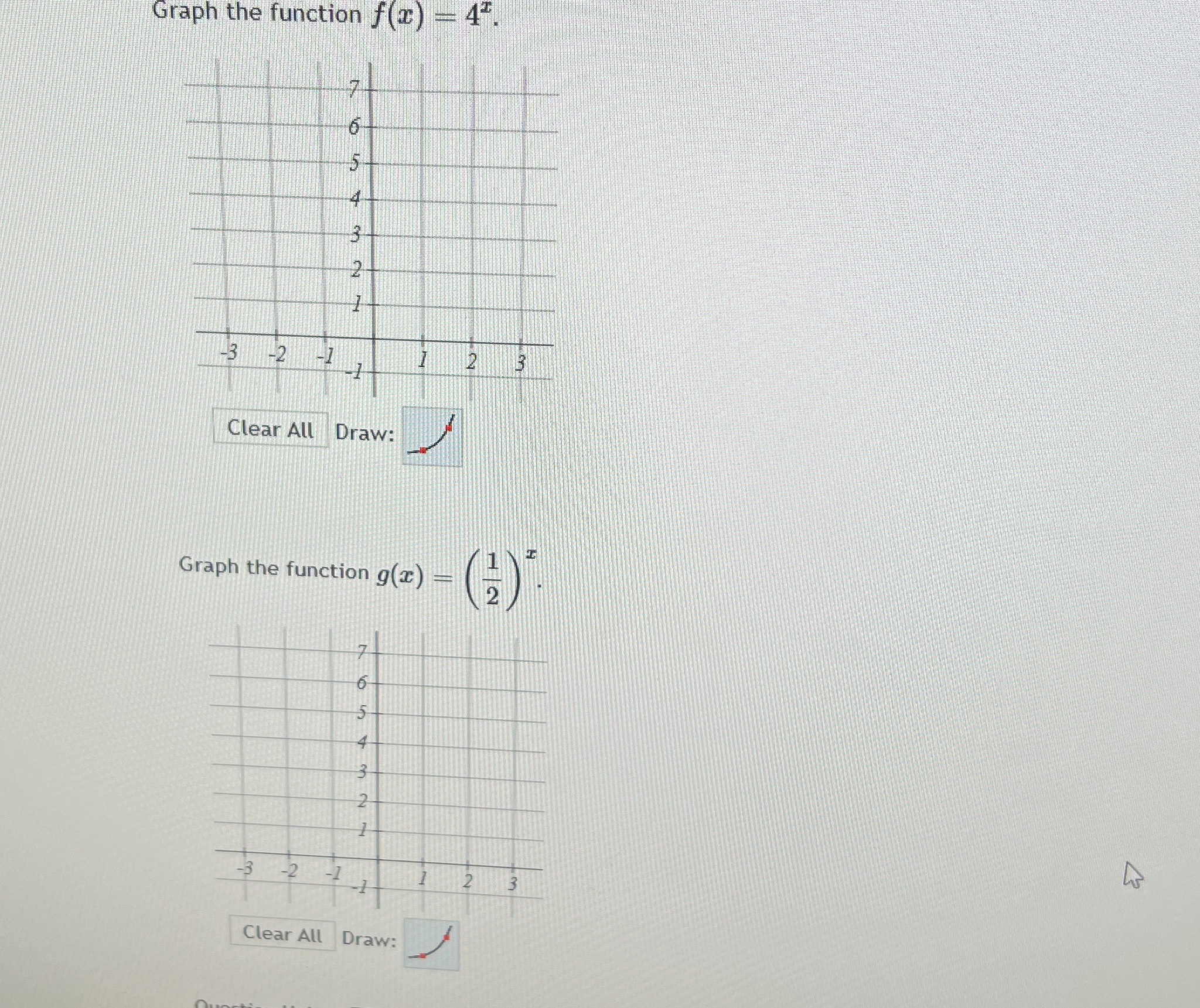 Solved Starting with the graph of f(x)=9x, ﻿write the | Chegg.com