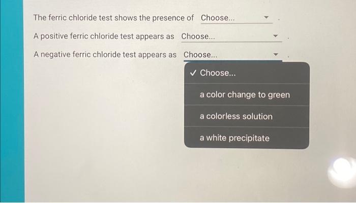 Solved The ceric ammonium nitrate (CAN) test shows the | Chegg.com