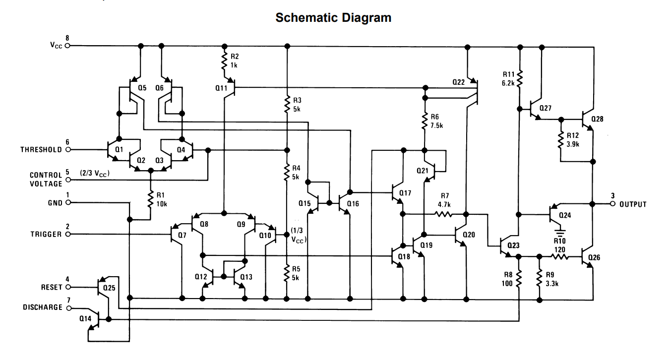 Solved Can you show me an image of the 555 ﻿timer built in | Chegg.com