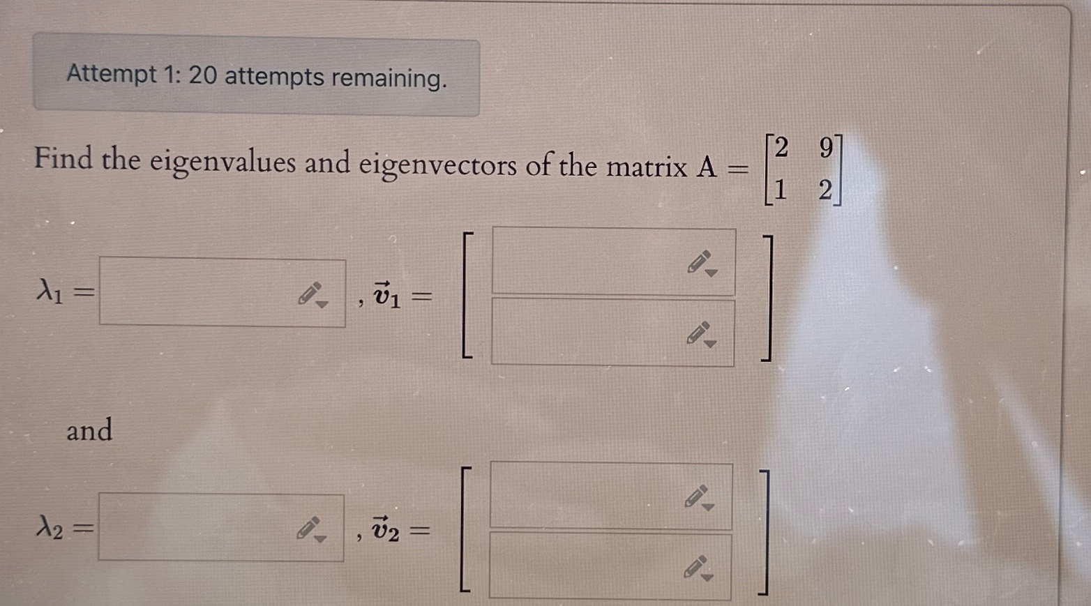 Attempt 1: 20 ﻿attempts remaining.Find the | Chegg.com