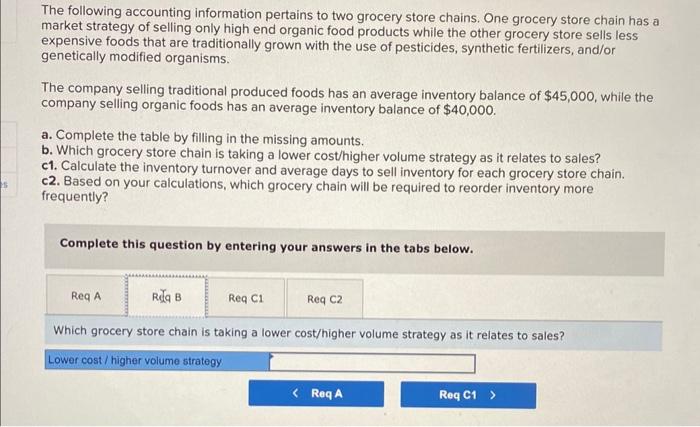 Solved The following accounting information pertains to two | Chegg.com