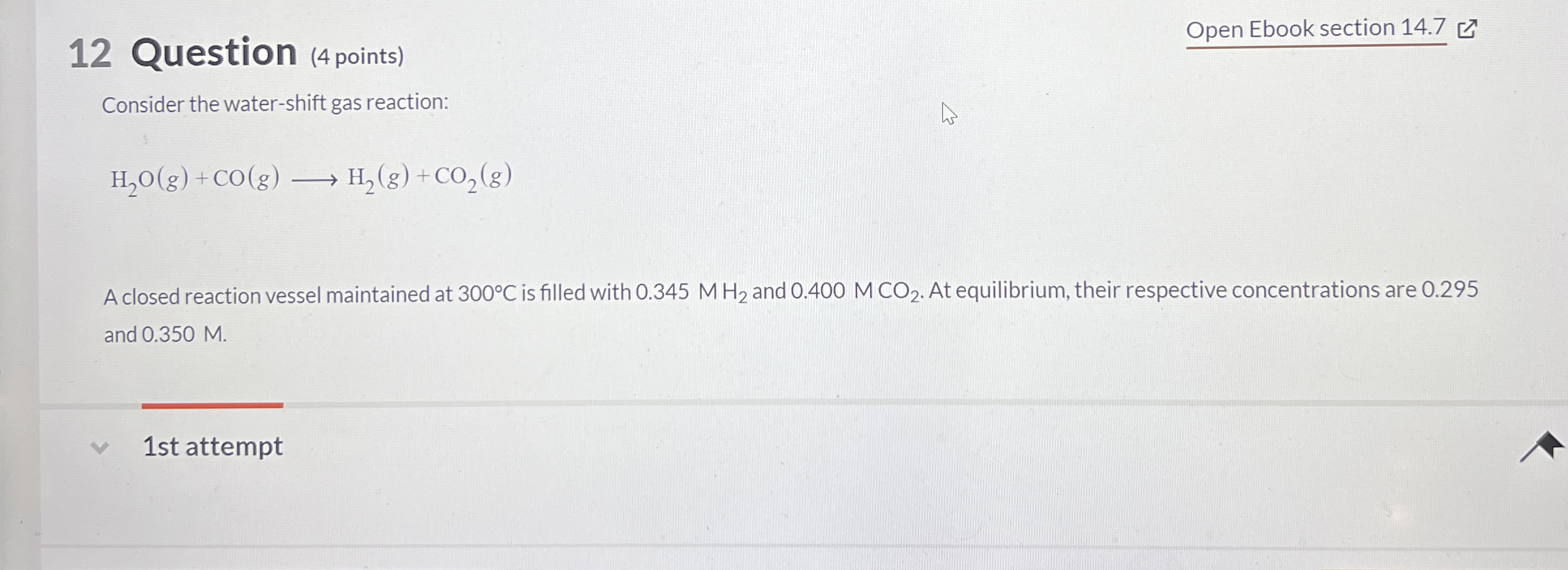 Solved 12 ﻿Question (4 ﻿points)Open Ebook section | Chegg.com