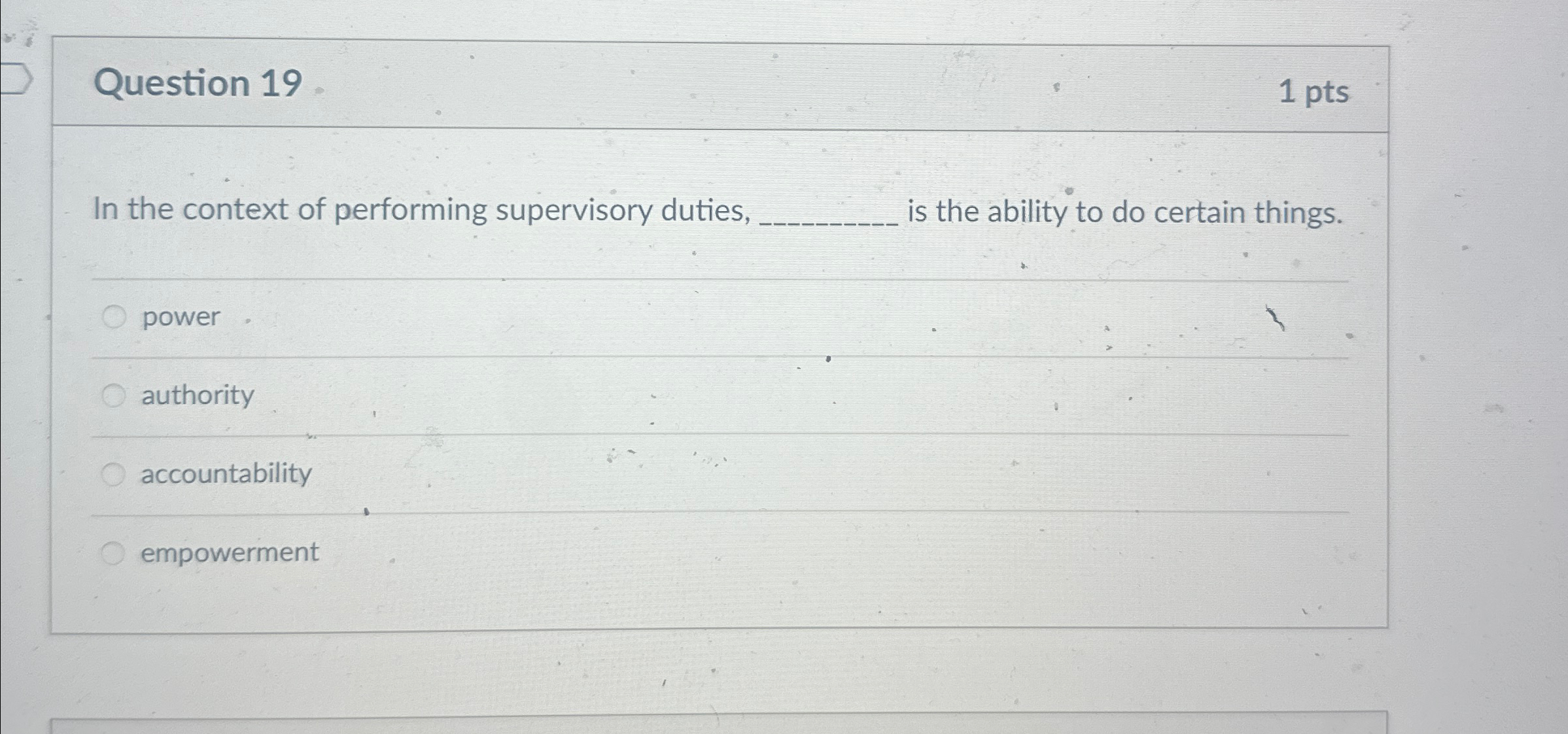 Solved Question 191 ﻿ptsIn the context of performing | Chegg.com