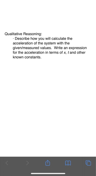 AP Physics 1 Lab Practicum Unit 3 Task: Your goal is | Chegg.com