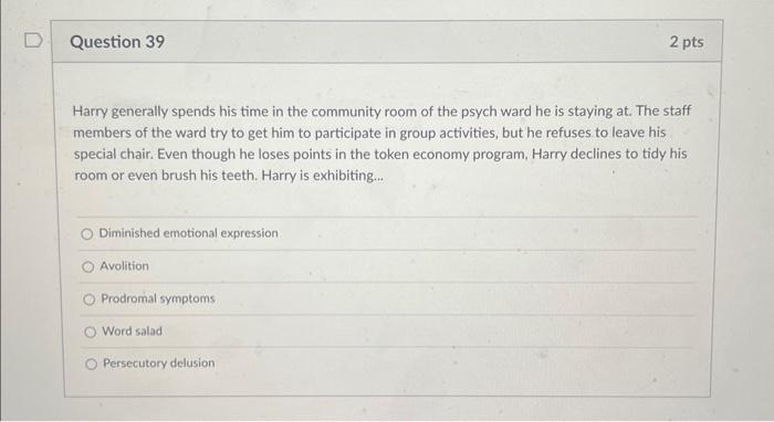 Solved Harry generally spends his time in the community room | Chegg.com