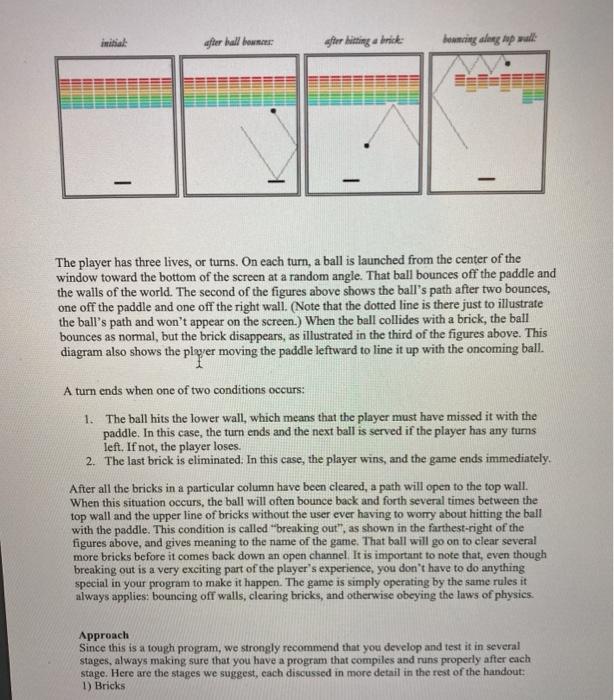 Solved Your job is to write the classic arcade game of | Chegg.com