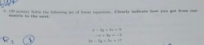 Solved Solve this numerical methods (20 ﻿points) | Chegg.com