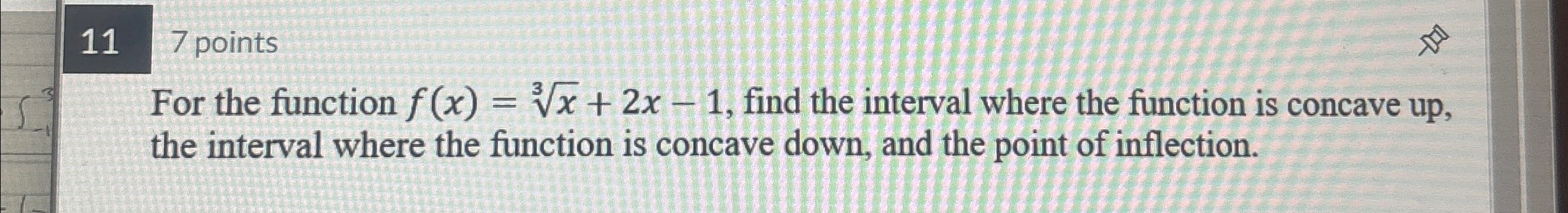 Solved 117 ﻿pointsFor the function f(x)=x3+2x-1, ﻿find the | Chegg.com