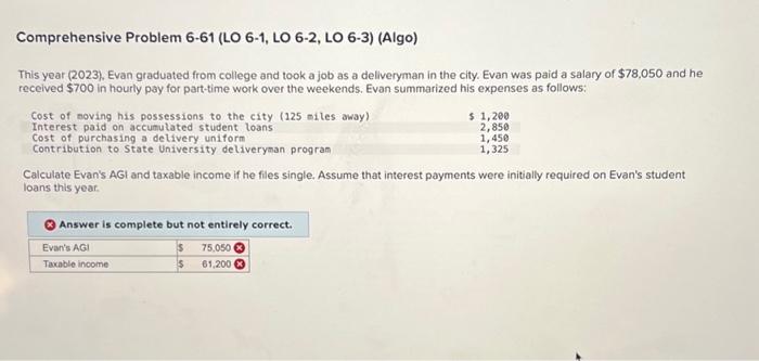 Solved Comprehensive Problem 6-61 (LO 6-1, LO 6-2, LO 6-3) | Chegg.com Solved Comprehensive Problem 6-61 (LO 6-1, LO 6-2, LO 6-3) | Chegg.com