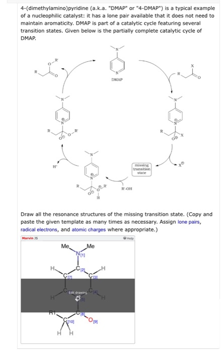 Solved 4-(dimethylamino)pyridine (a.k.a. "DMAP" or "4-DMAP") | Chegg.com