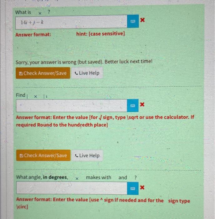 Solved Answerformat: hint: [case sensitive] Sorry, your | Chegg.com