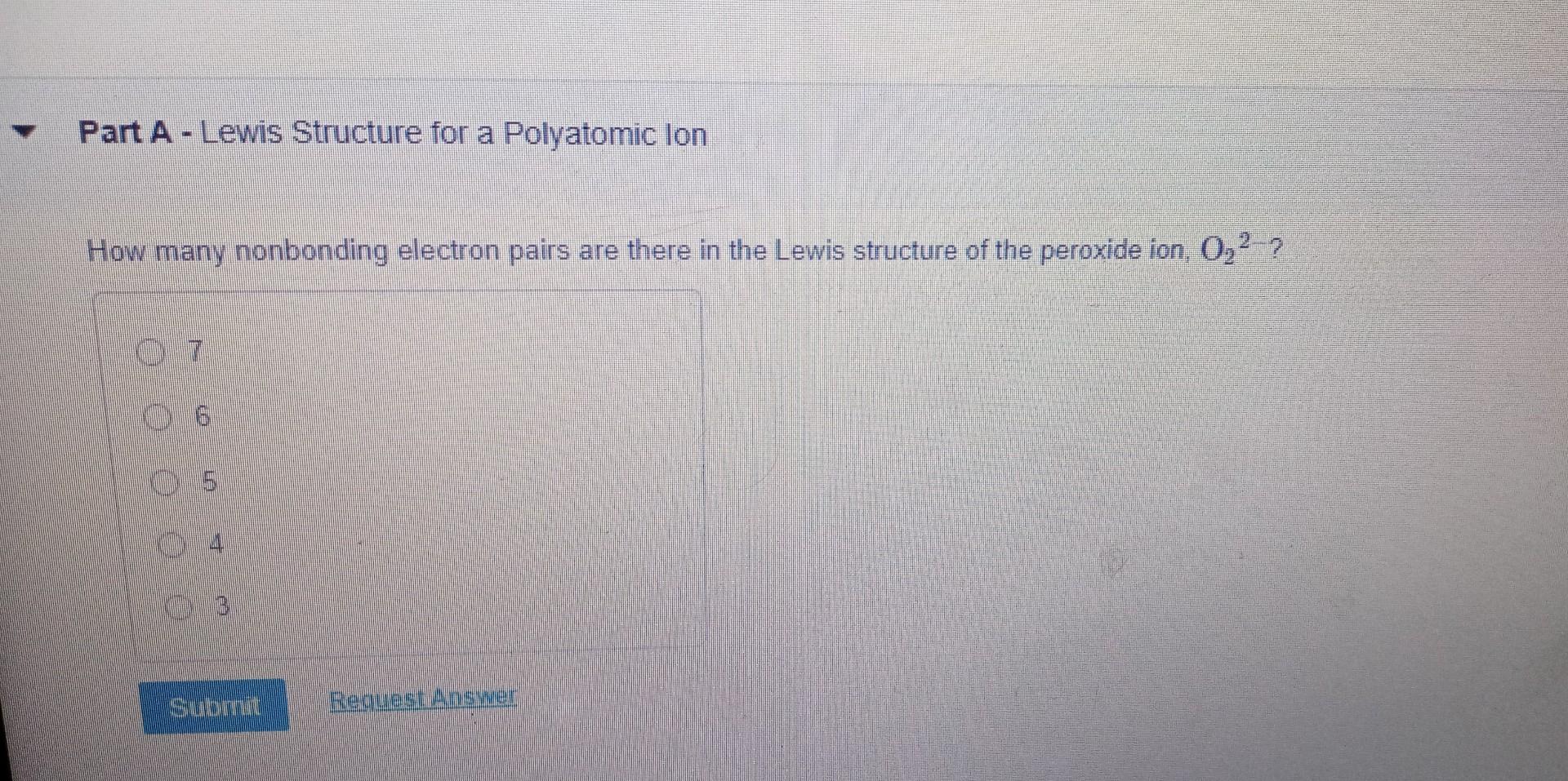 Solved How many nonbonding electron pairs are there in the | Chegg.com
