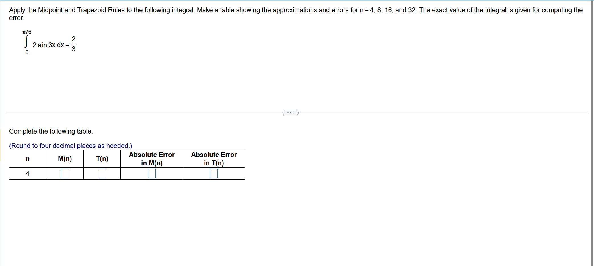 Solved Apply the Midpoint and Trapezoid Rules to the | Chegg.com