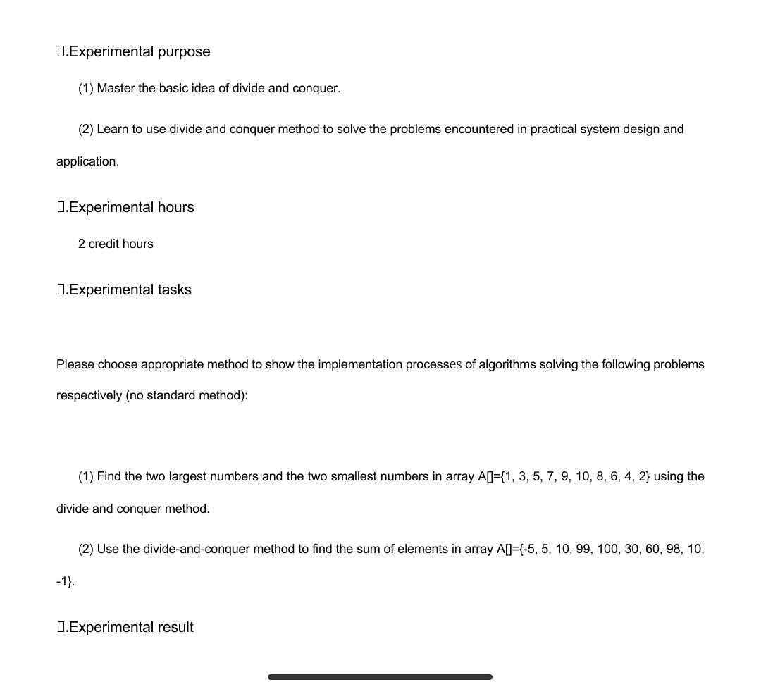 Solved पexperimental Purpose 1 Master The Basic Idea Of 