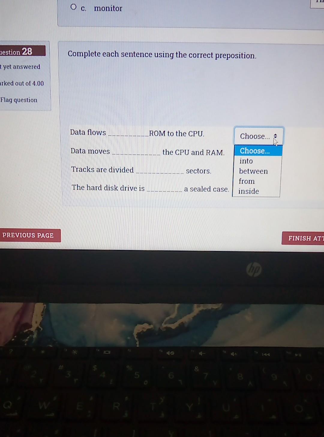 Solved Oc. monitor estion 28 Complete each sentence using | Chegg.com Solved Oc. monitor estion 28 Complete each sentence using | Chegg.com