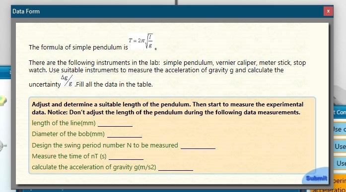 Solved ( physics experiment ) simple pendulum. i will give | Chegg.com