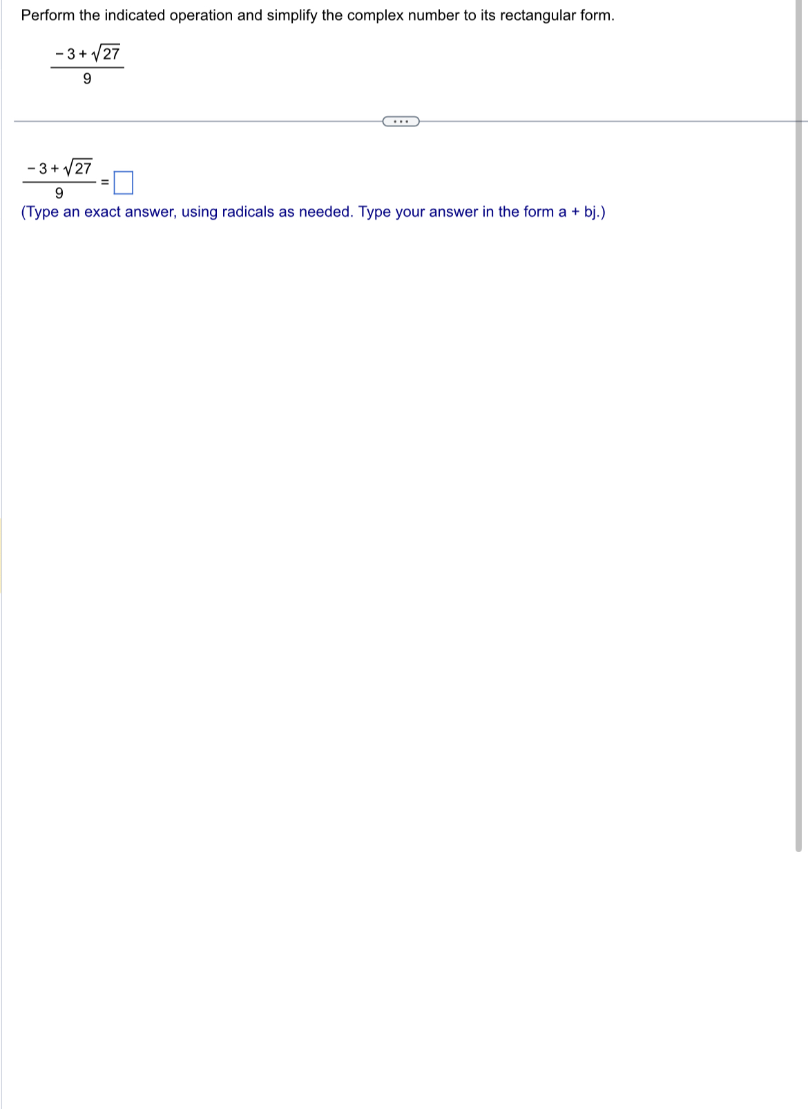 Solved Perform the indicated operation and simplify the | Chegg.com