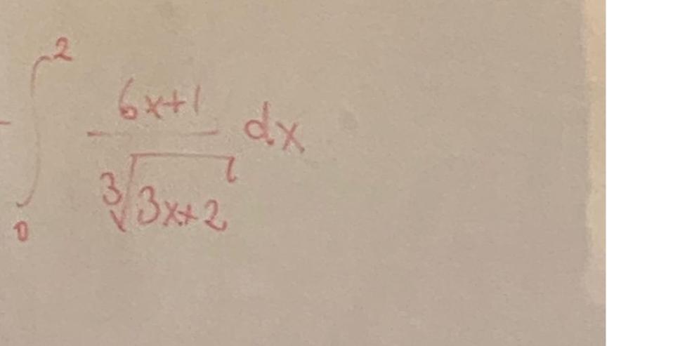 Solved ∫026x+13x+23dx | Chegg.com