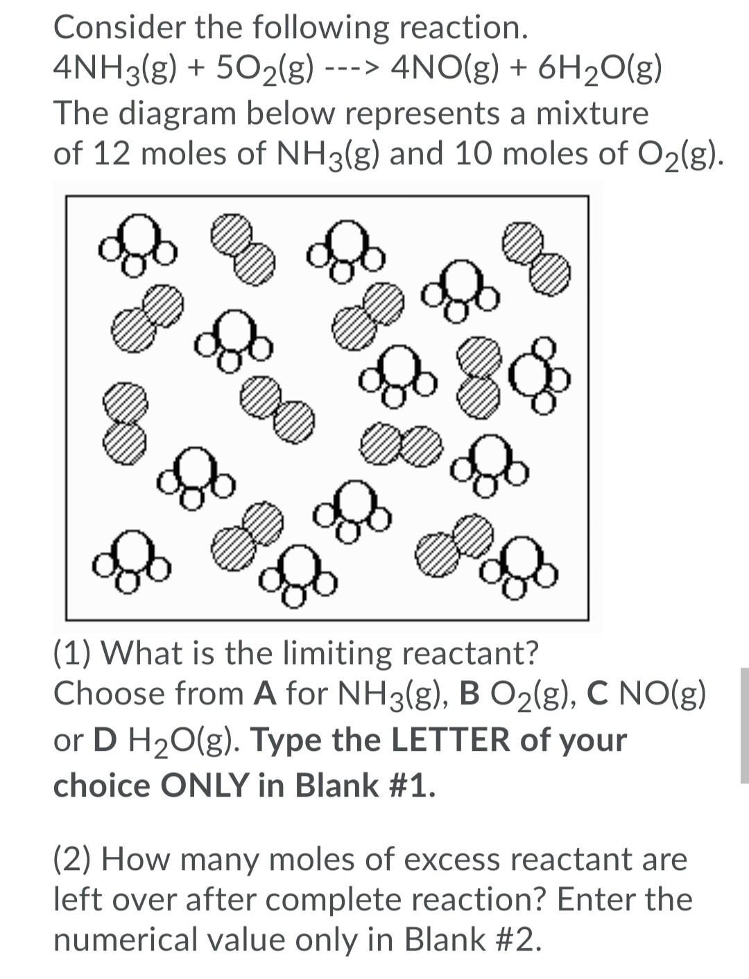 Solved Consider the following reaction. 4NH3(g) + 5O2(g) | Chegg.com