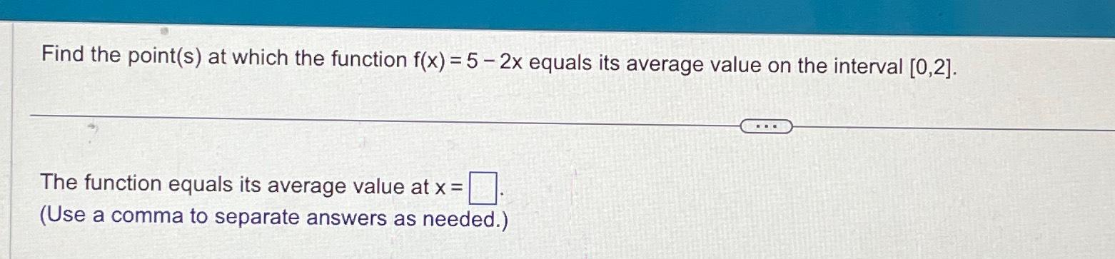 Solved Find the point(s) ﻿at which the function f(x)=5-2x | Chegg.com