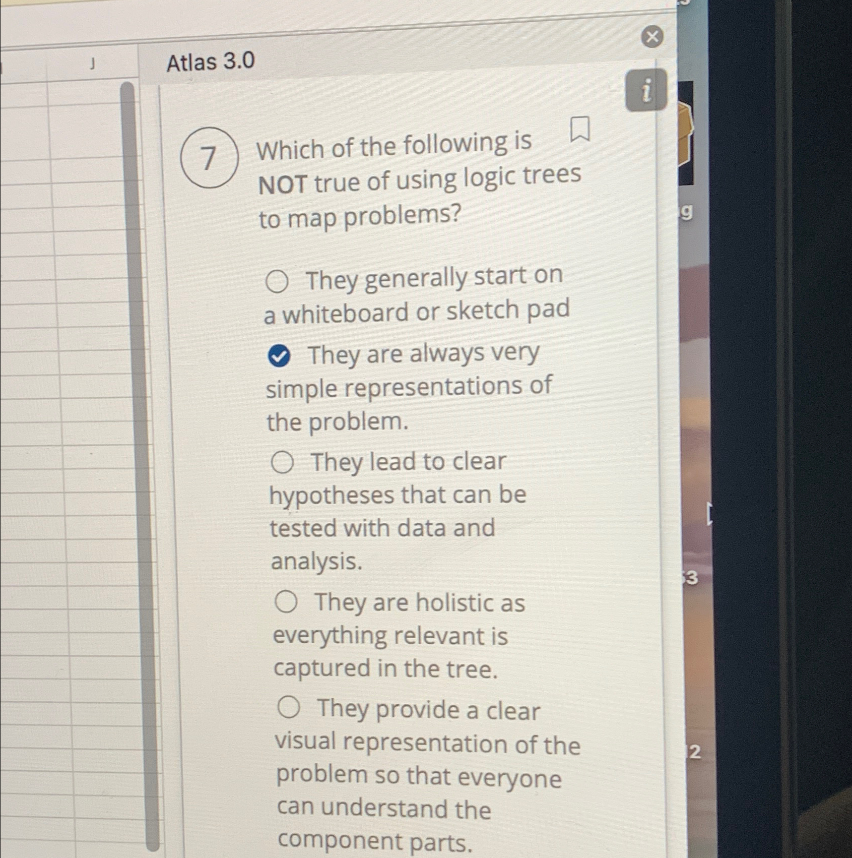 Solved Atlas 3.0Which of the following is NOT true of using | Chegg.com