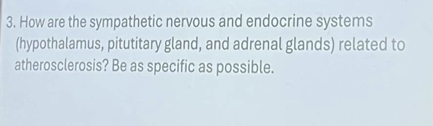 Solved How are the sympathetic nervous and endocrine systems | Chegg.com