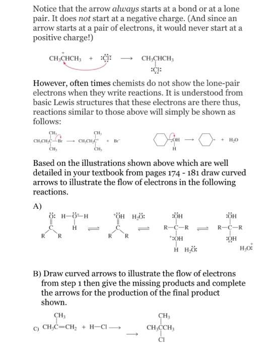 Solved 7. Arrow pushing mechanisms are used in organic | Chegg.com