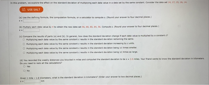 Solved In This Problem We Explore The Effect On The