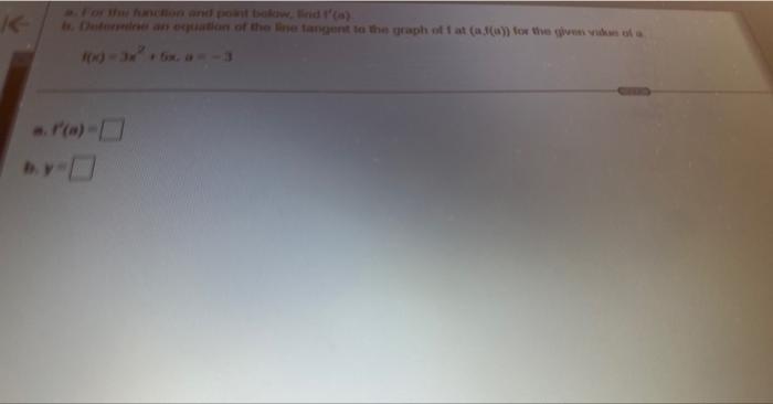 Solved f(x)=1x2+6x+a=−1 | Chegg.com