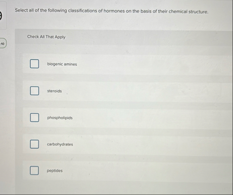 Solved Select all of the following classifications of | Chegg.com