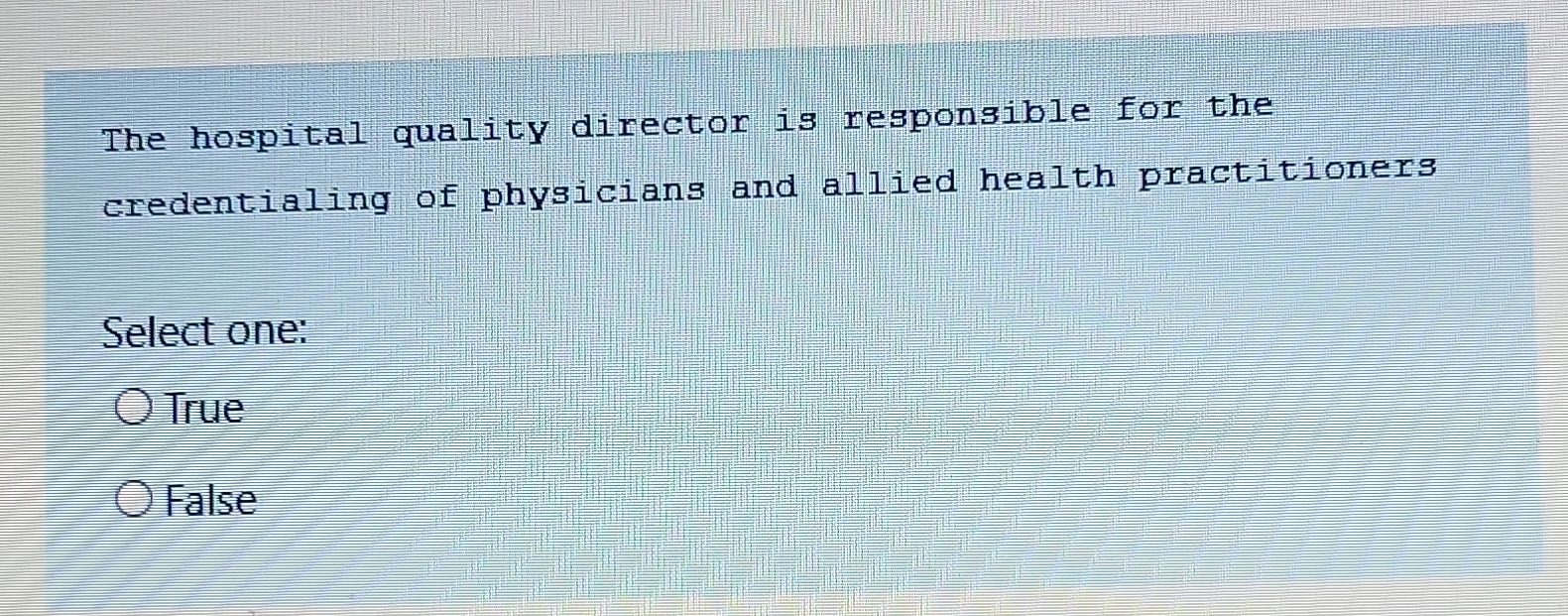 Solved The hospital quality director is responsible for the | Chegg.com