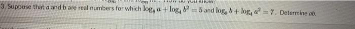 Solved OM On NU YUL ROWE 3. Suppose that a and bare real | Chegg.com