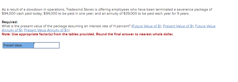 Solved As a result of a slowdown in operations, Tradewind | Chegg.com