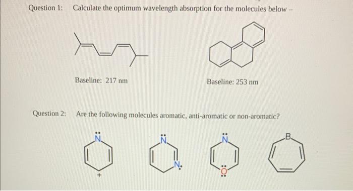 Solved Question 1: Calculate the optimum wavelength | Chegg.com