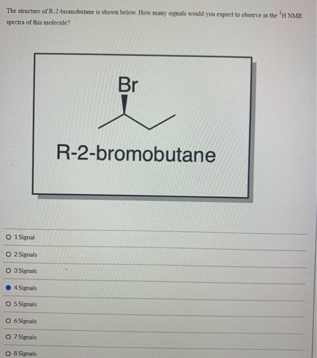 Solved The structure of R-2-bromobutane is shown below. How | Chegg.com