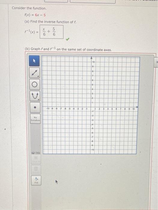 Solved Consider The Function F X 6x 5 A Find The