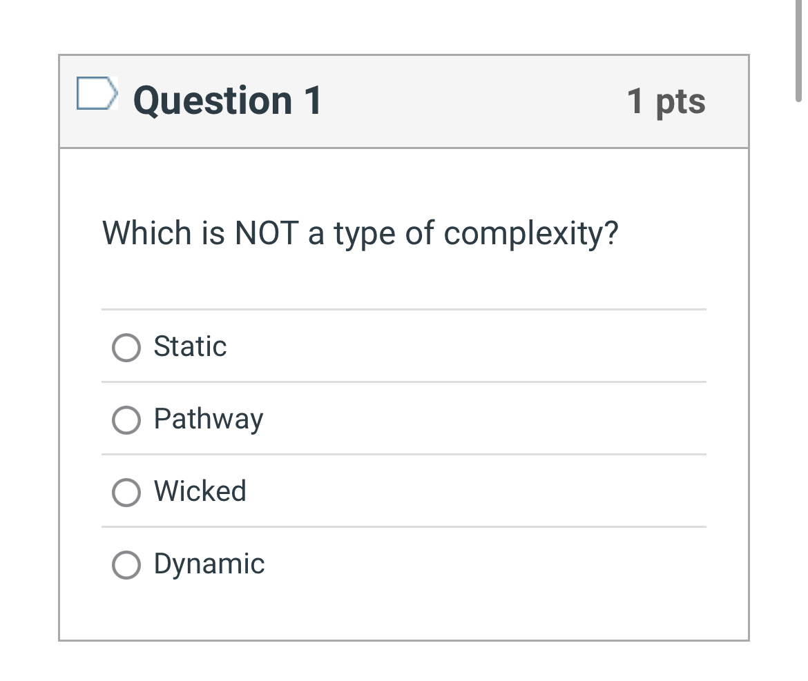 Solved Question 11 ﻿ptsWhich is NOT a type of | Chegg.com